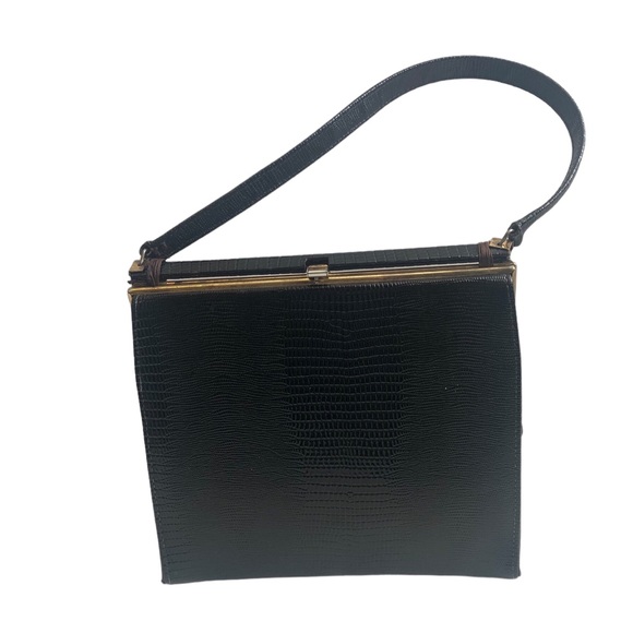 Naturalizer | Bags | Vintage Naturalizer Handbag Black With Snap ...